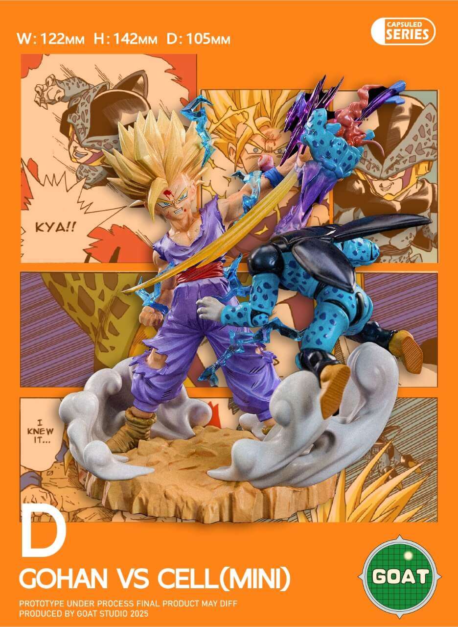 Capsule Series: Chapter One – Cell Saga - GK Resin Statue - Collector ...