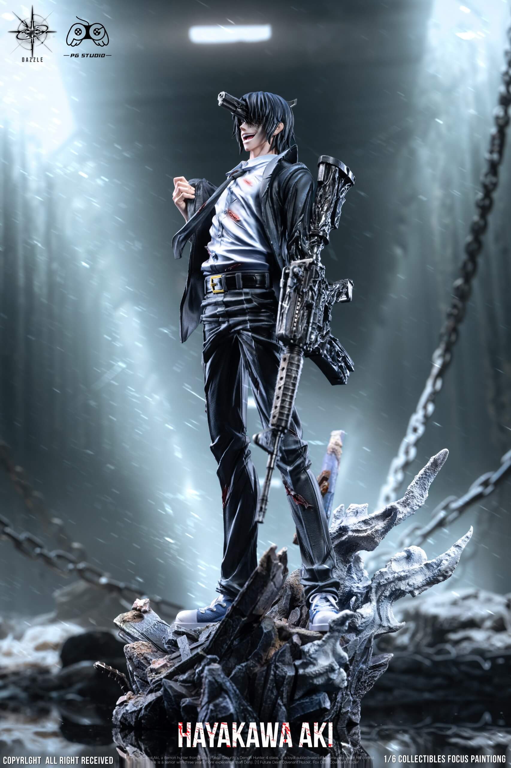 Hayakawa Aki Gun Fiend Form - GK Resin Statue - Collector Figures