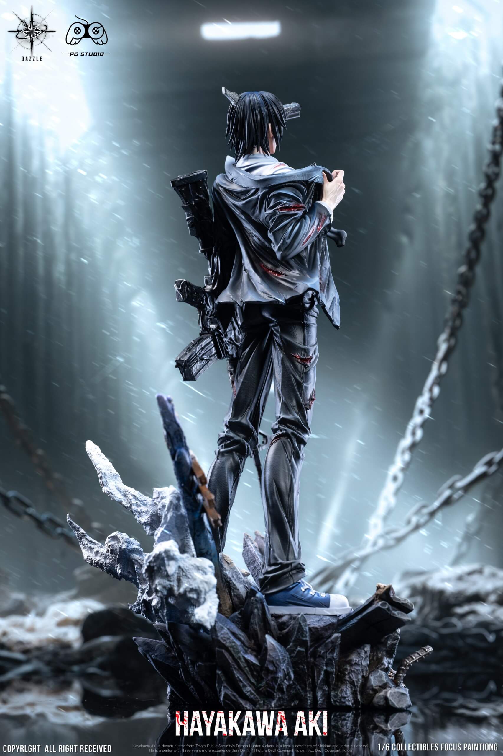 Hayakawa Aki Gun Fiend Form - GK Resin Statue - Collector Figures