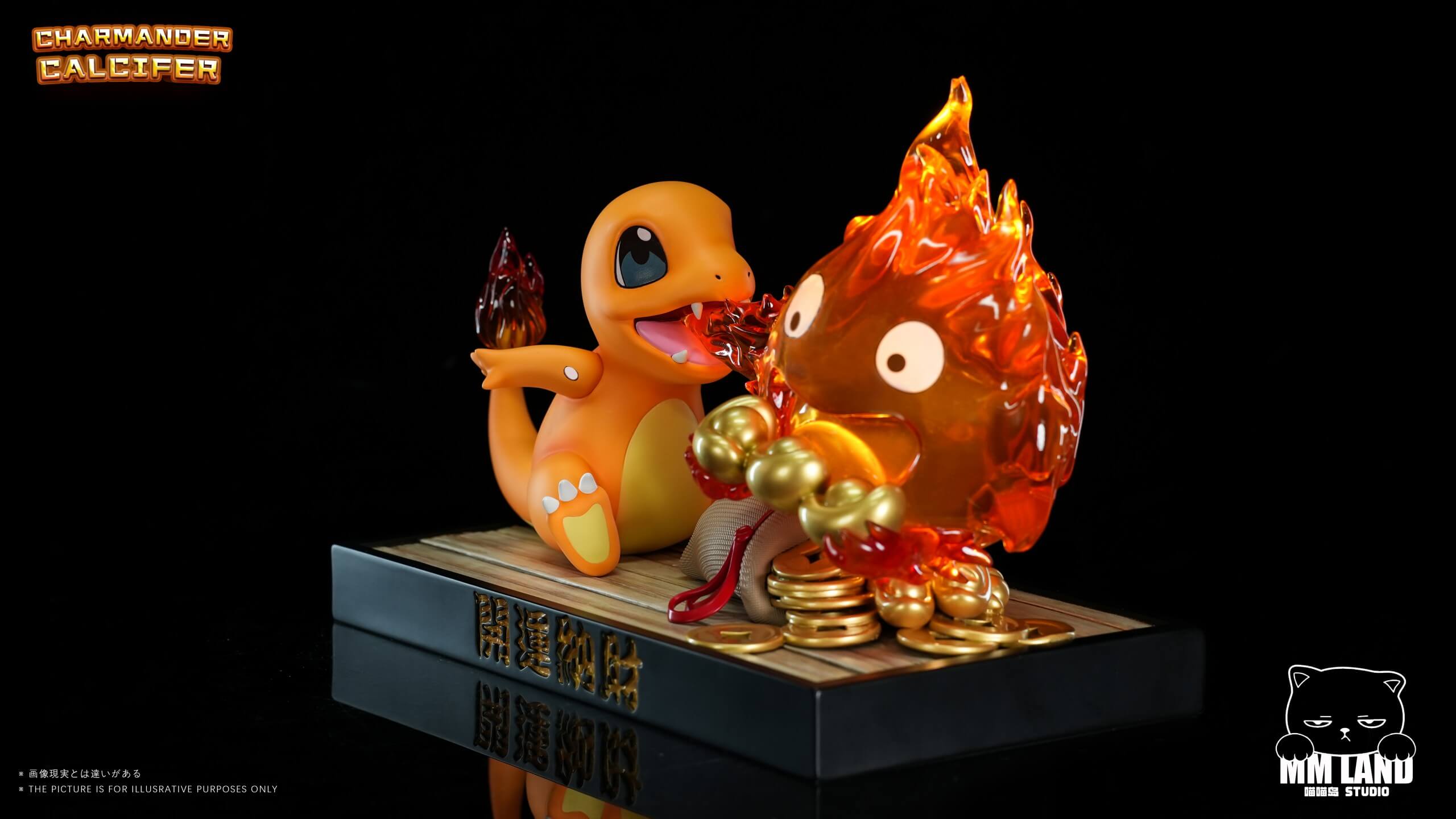 Charmander × Calcifer Crossover Fortune Flames Diorama - MMLAND Studio ...