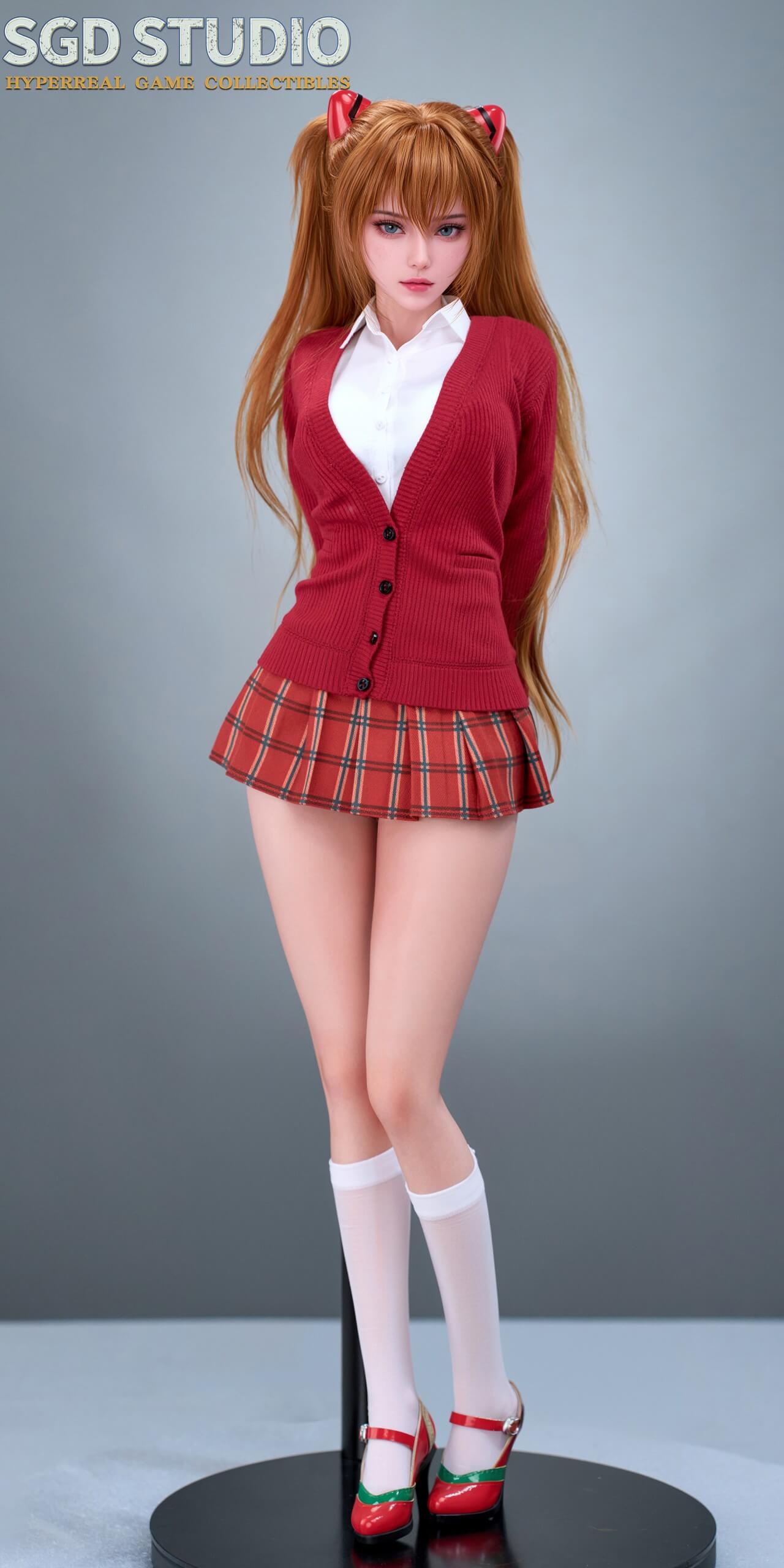 SGD-005 / SGD-006 – Ayanami & Asuka 1/3 Scale Silicone Articulated ...