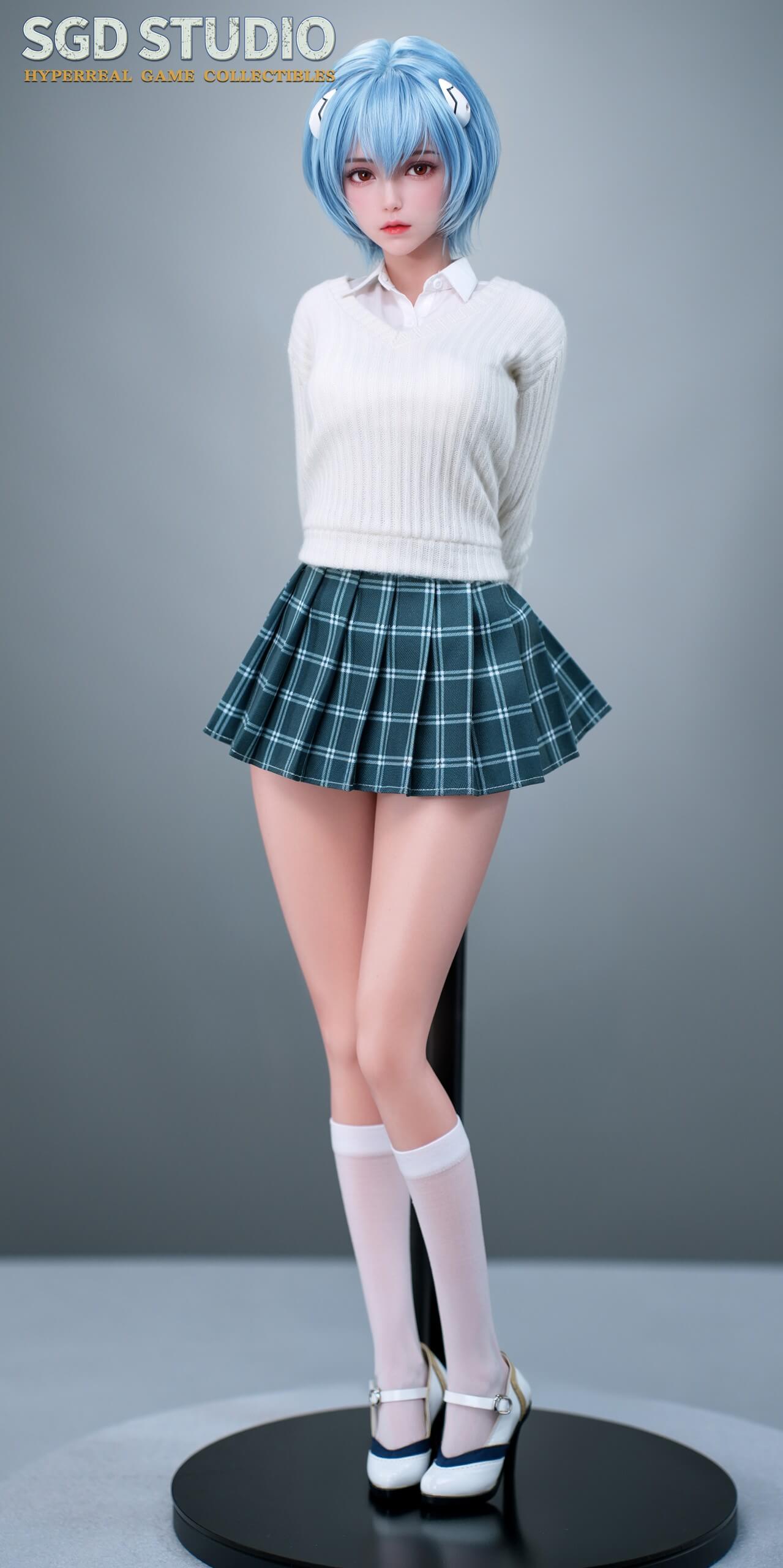 SGD-005 / SGD-006 – Ayanami & Asuka 1/3 Scale Silicone Articulated ...